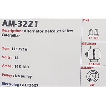 Alternator International Eagle / Caterpillar / Cummins / Mack / Ford 1 ...