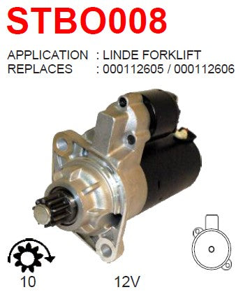 Starter Volkswagen Transporter 2.5L TDI RF78-M45 12V 10T 2.2KW - STBO0 ...