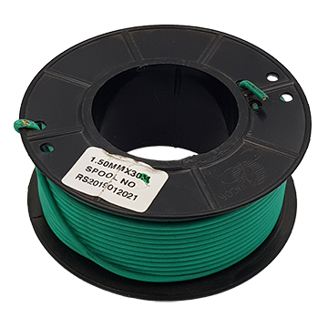 WIRE AUTO SINGLE 1,60mm² GREEN(30m spool) - 1100160GN – Great Brands Direct